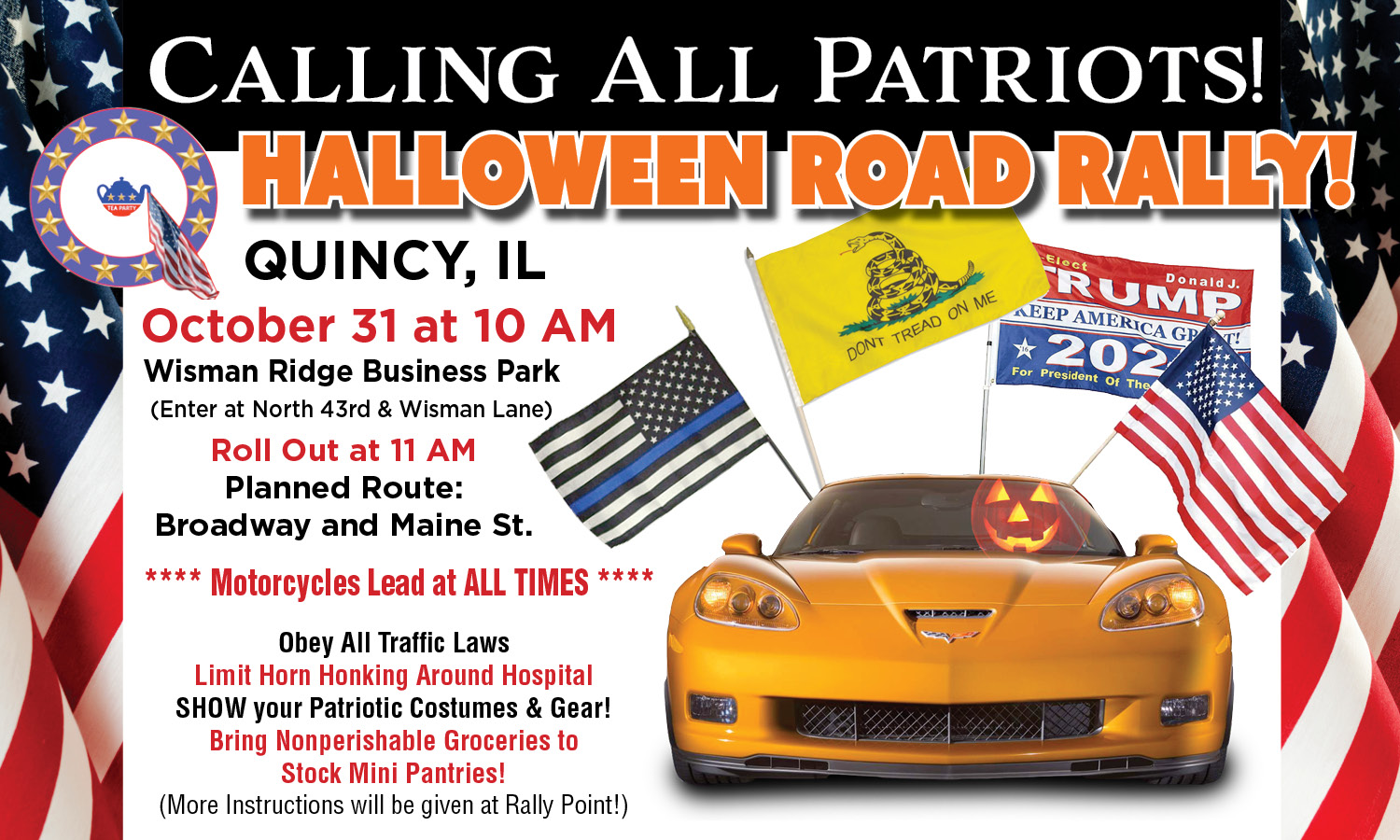 Halloween Road Rally - Quincy Tea Party